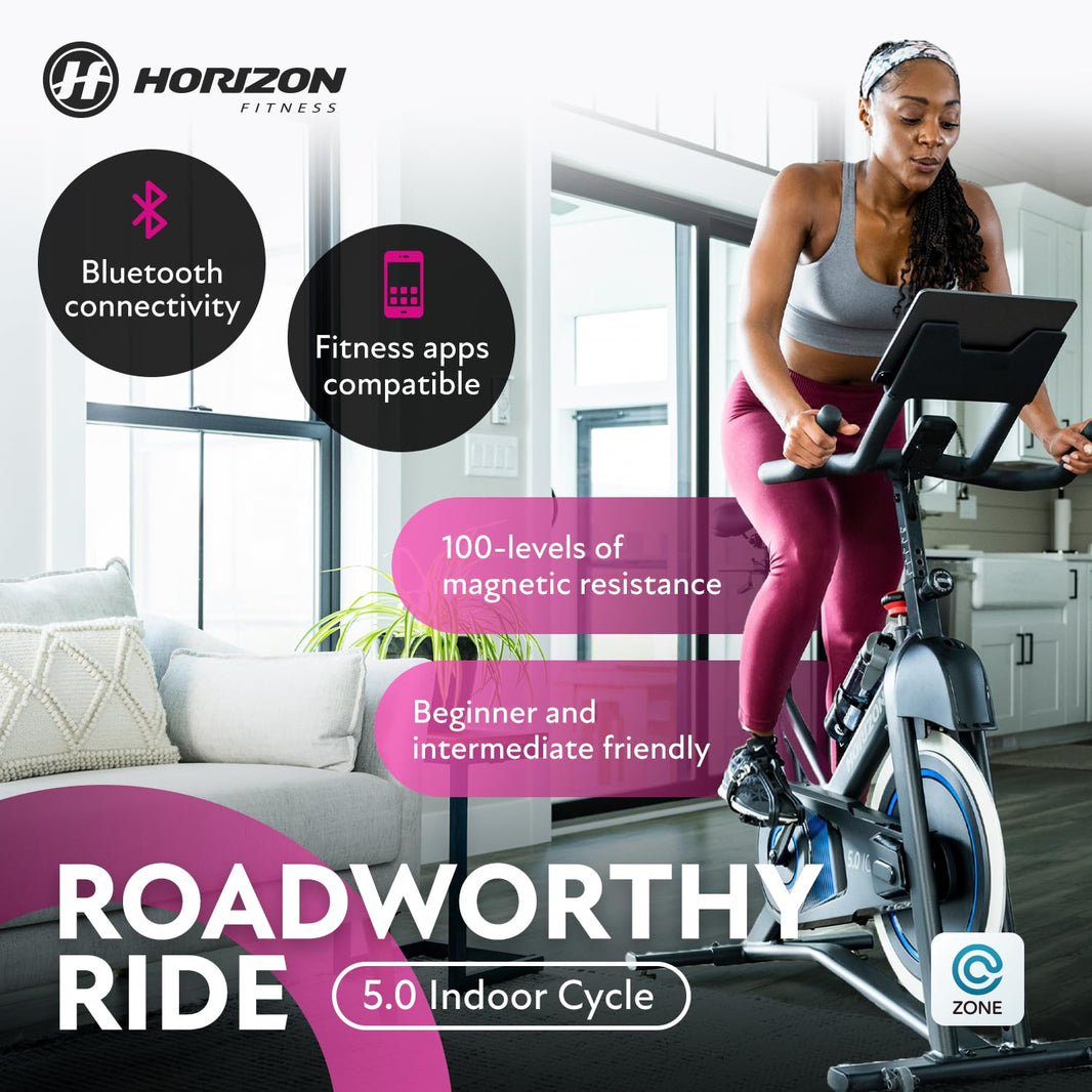 Horizon 5.0IC Indoor cycle - Johnson Fitness UK