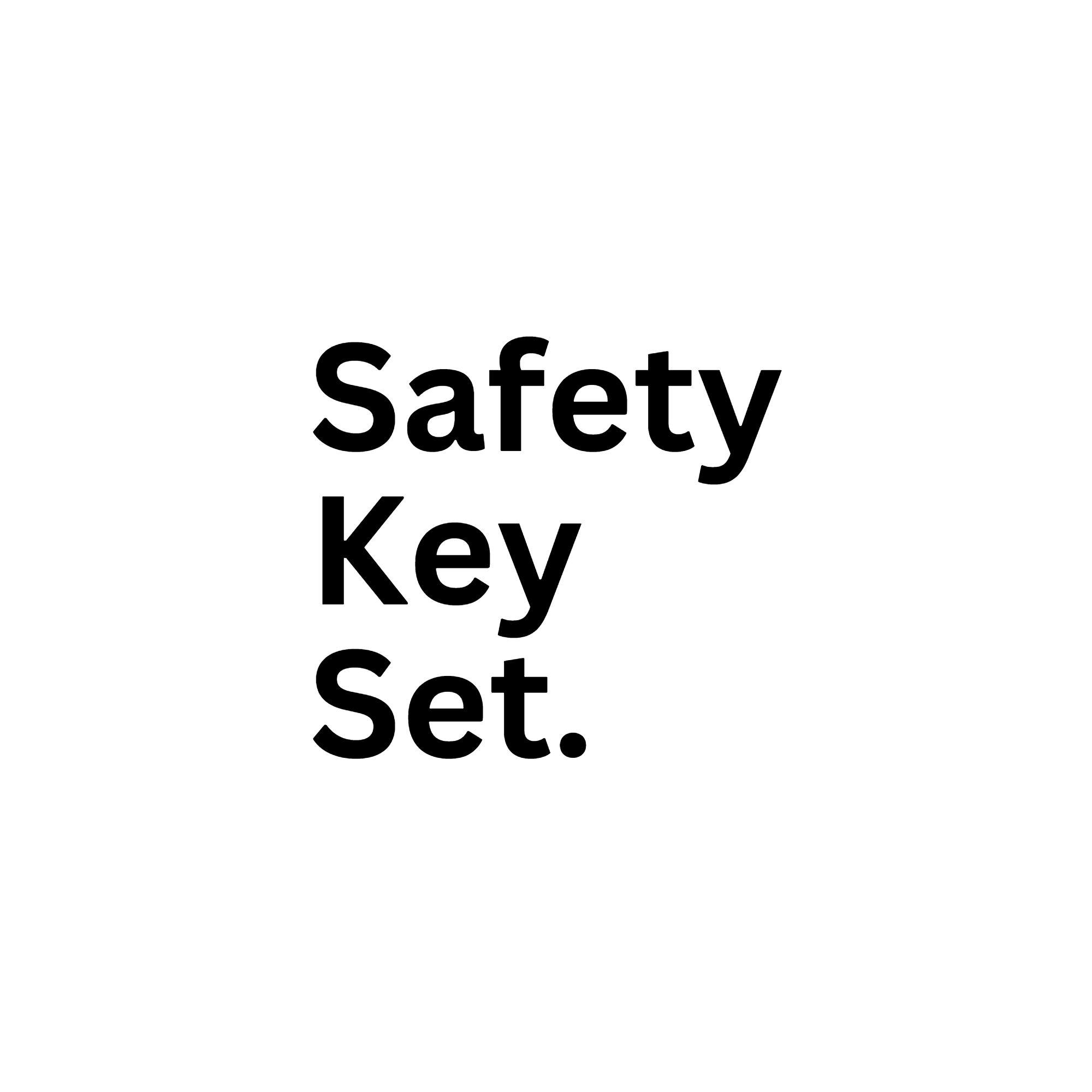 Safety Key Set - Johnson Fitness UK